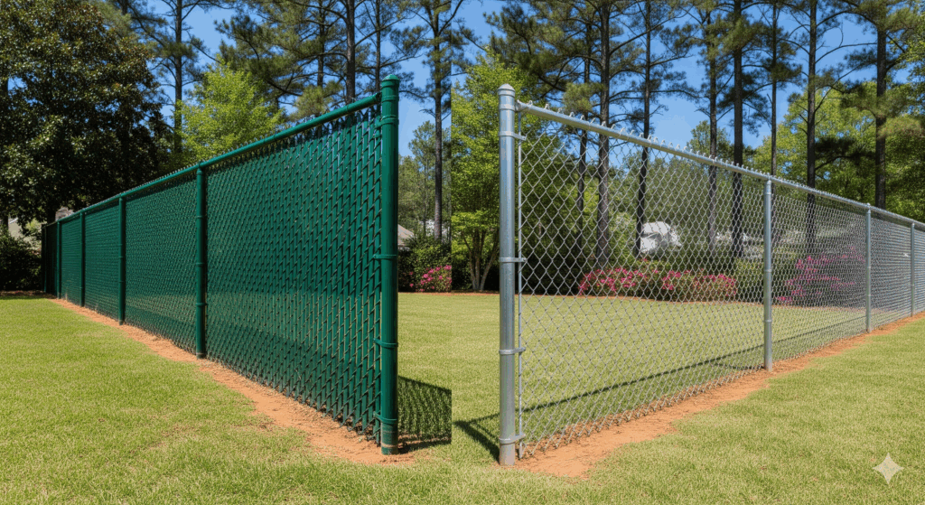 Vinyl-Coated vs. Galvanized Chain Link Fencing: Georgia Homeowner's ...